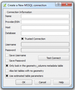 Connecting to SQL Server – authentication and QGIS – Cloudy DATA Blog