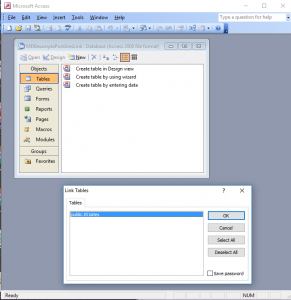 MS Access Front End – Linked to PostGreSQL back end – a simple walk ...