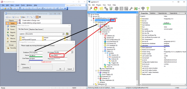 MS Access Front End – Linked to PostGreSQL back end – a simple walk through using Access 2003 ...