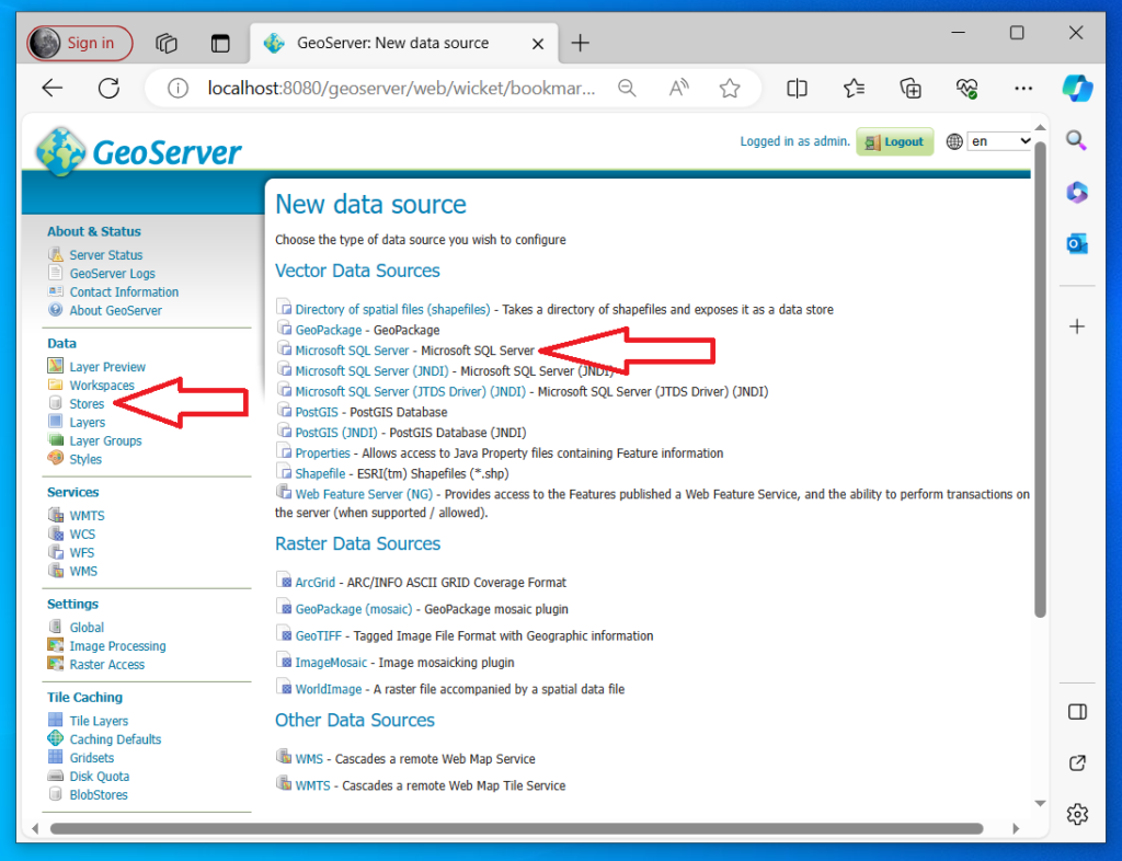 Geoserver Installation Configuration For Sql Server On Windows Cloudy Data Blog